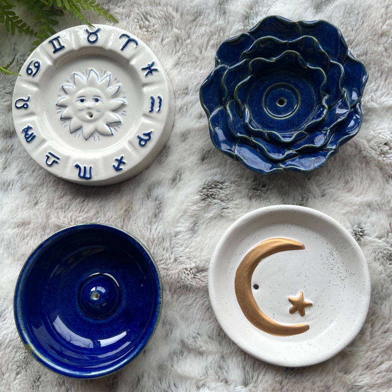 Handmade Ceramic Incense Holder - Etsy