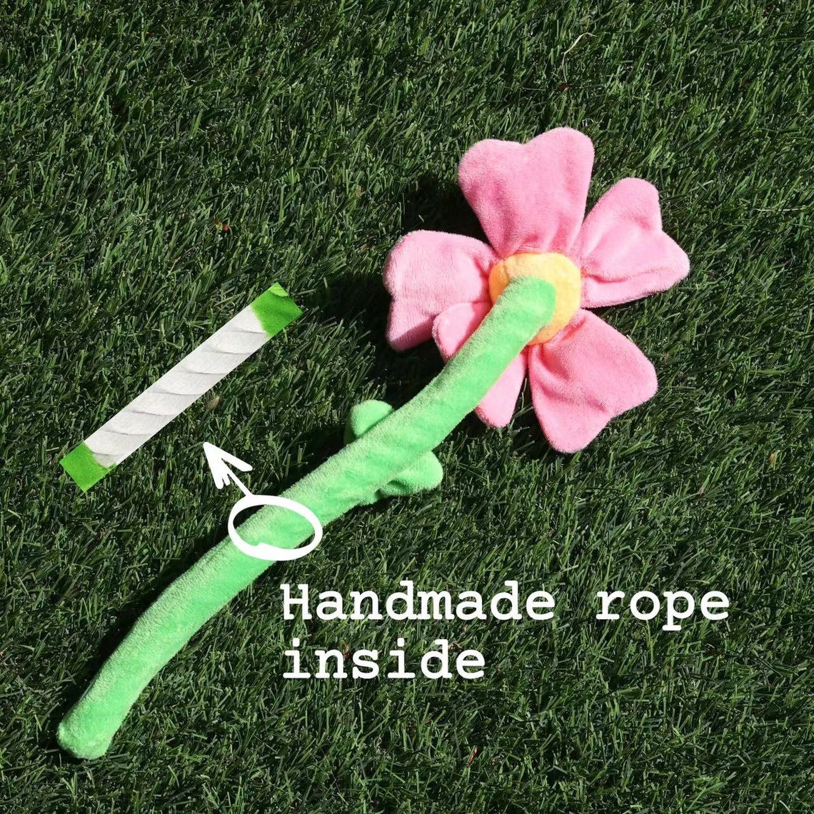 Flower Dog Plush Toy: Interactive Teeth Cleaning Puppy Toy - Etsy