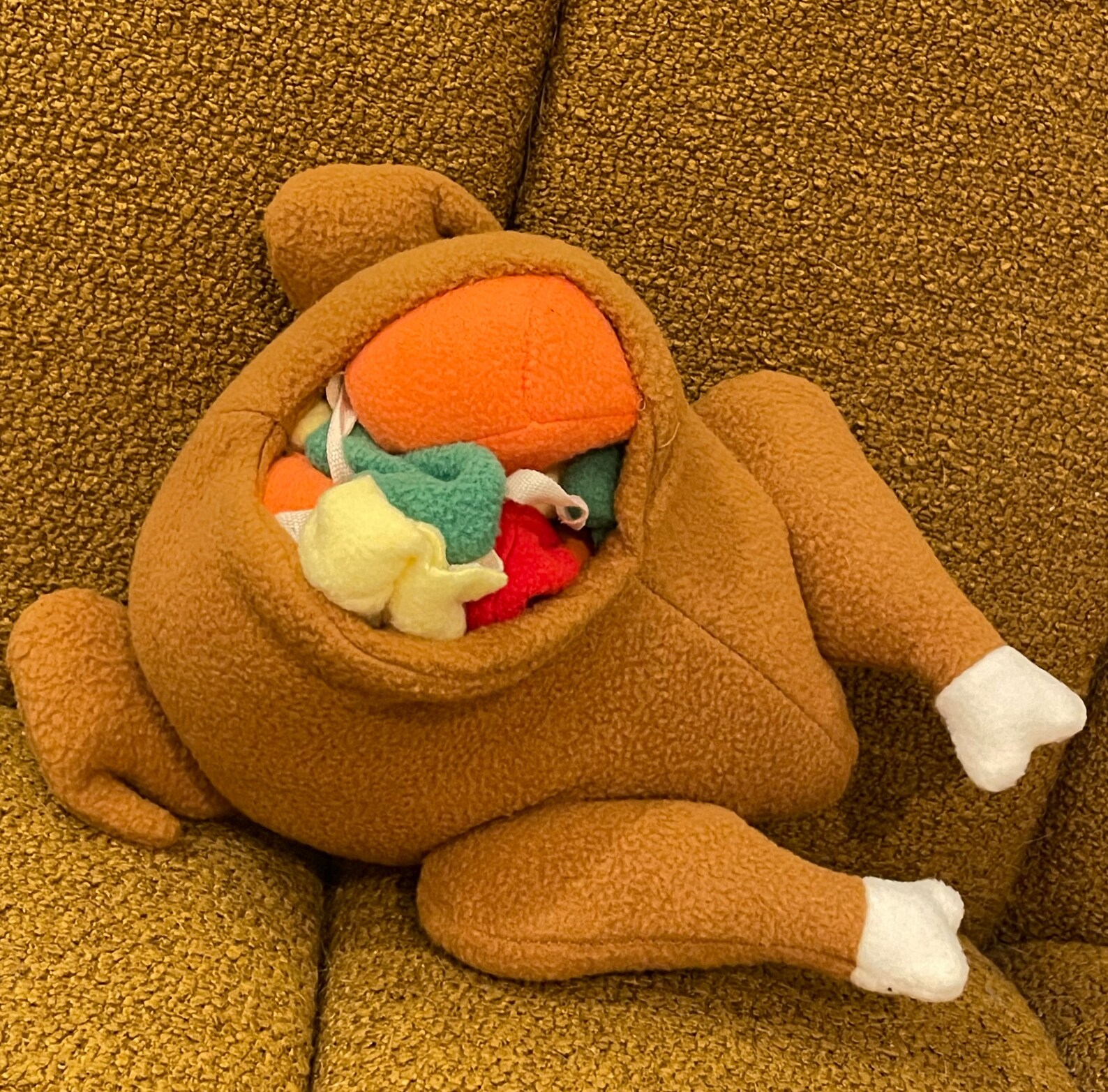 Turkey Dog Hide and Seek Toy: Plush Thanksgiving Puzzle Toy - Etsy