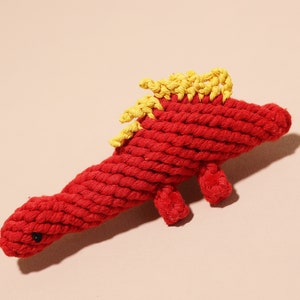 Handmade Recycled Cotton Dog Rope Toy: Animal Chew Toy for Puppies - Etsy