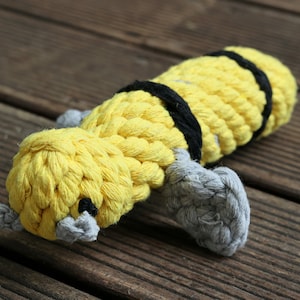 Handmade Recycled Cotton Dog Rope Toy: Animal Chew Toy for Puppies - Etsy