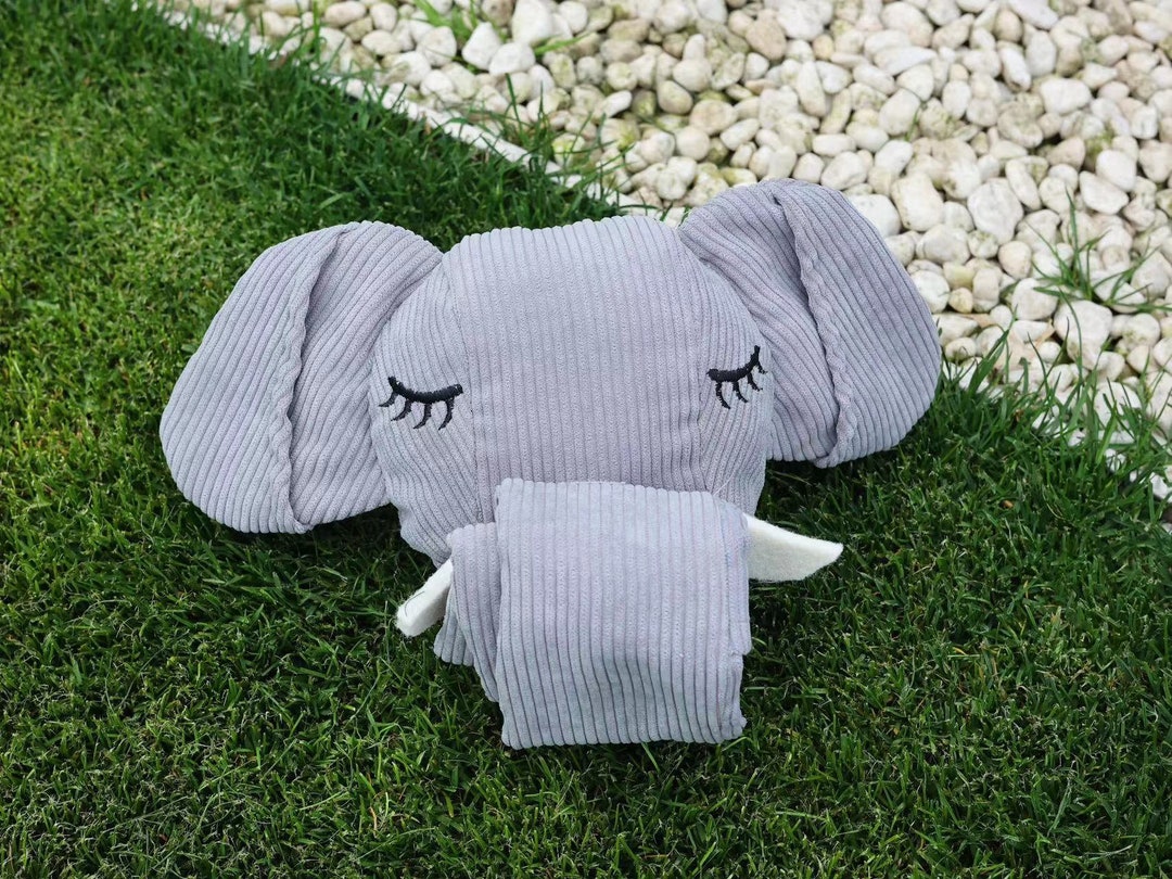 Elephant Dog Puzzle Toy, Pet Squeaky Chew Toy, Hide and Seek Toy ...