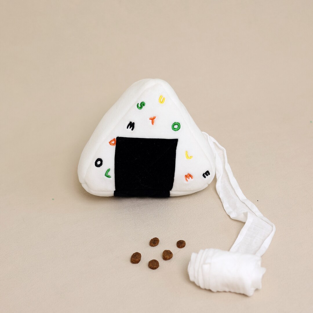 Onigiri Dog Snuffle Toy: Pet Enrichment Puzzle - Etsy