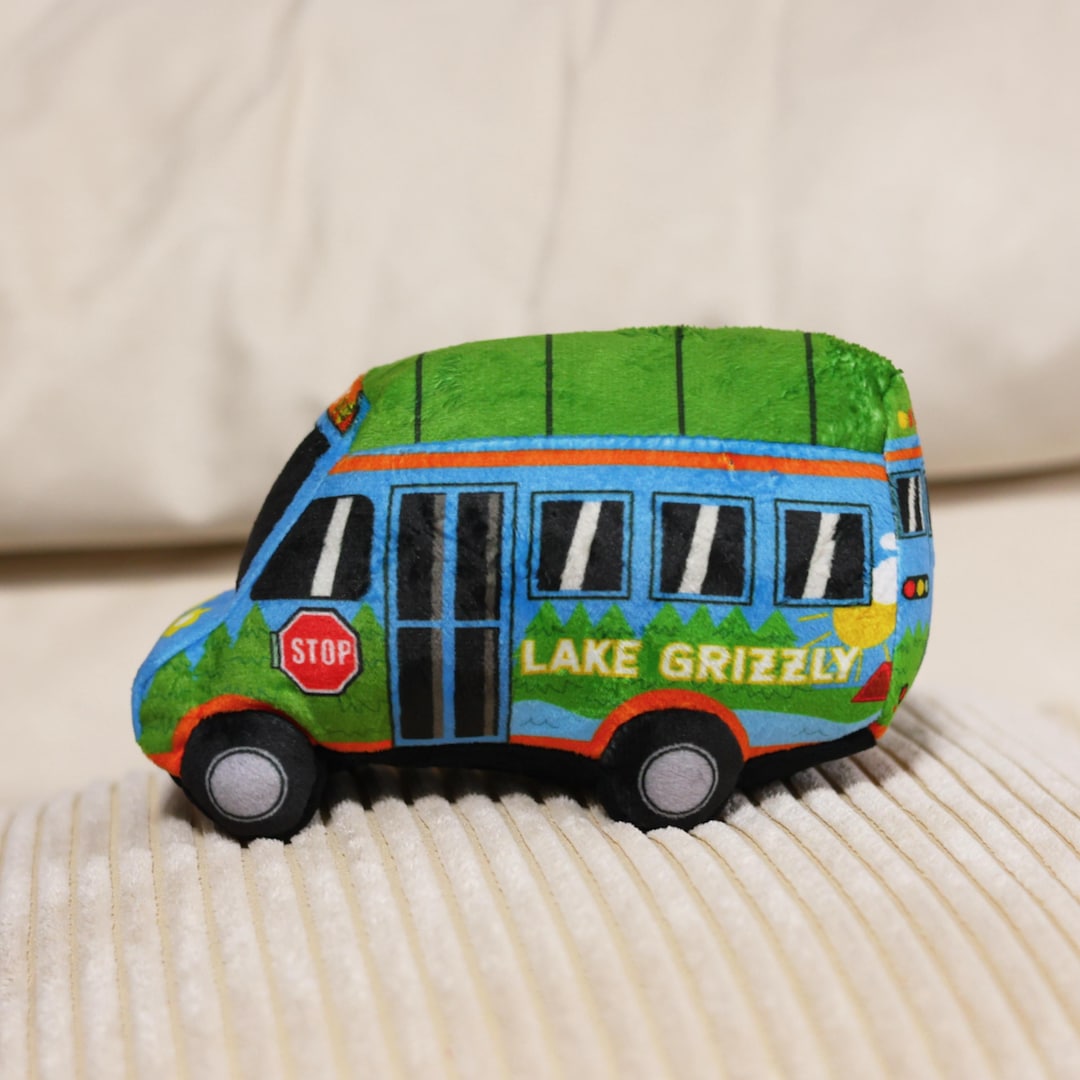 Handmade Car Plush Squeaky Dog Toy: Lake Grizzly Bus - Etsy