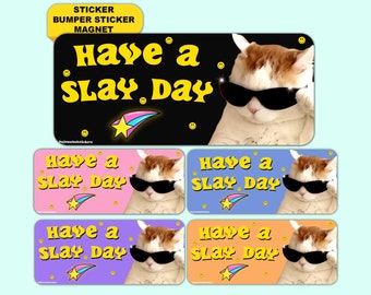 Slay Bumper Sticker - Etsy