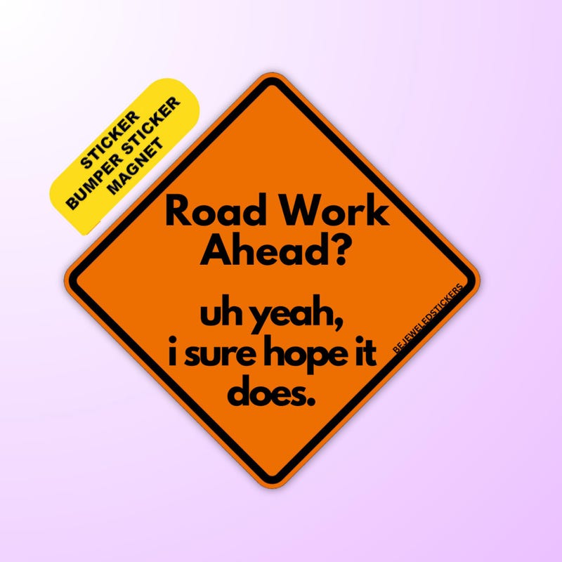 No Work Ahead - Etsy