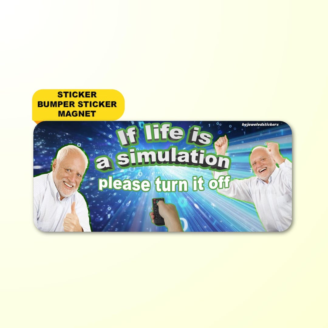 If Life is A Simulation Please Turn It off | Funny Surreal Meme Gen Z ...
