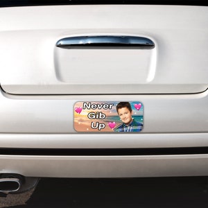 Never Gib up | Funny Meme Gen Z Sticker, Bumper Sticker and Magnet - Etsy