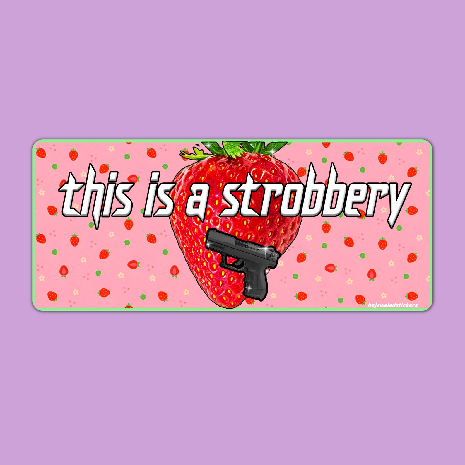 This is A Strobbery Funny Meme Gen Z Sticker Bumper Sticker - Etsy