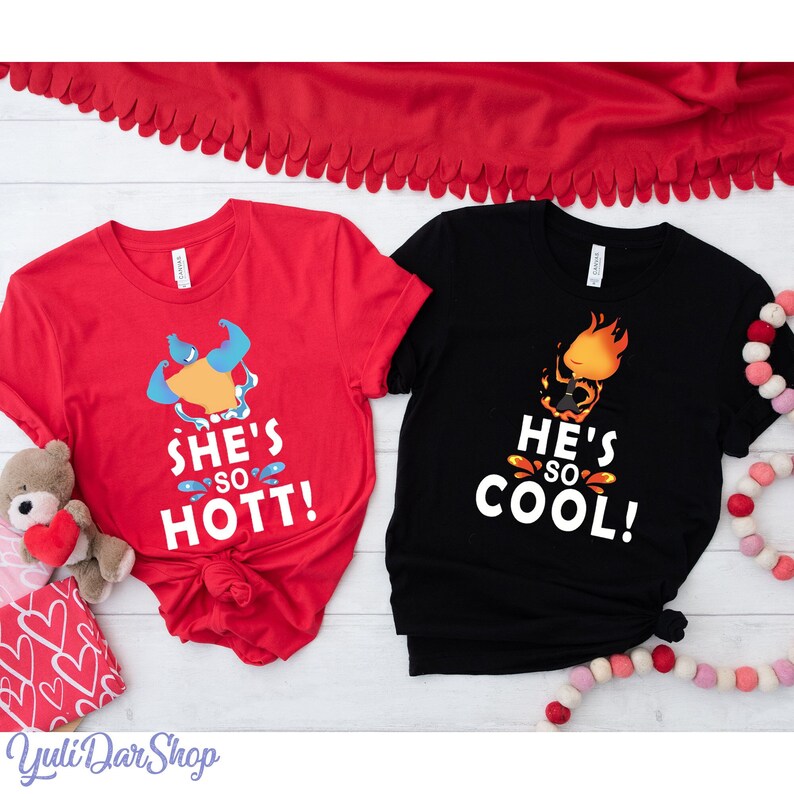 She's so Hot T-shirt, Wade Ripple Shirt, Elemental Couples Tshirt ...