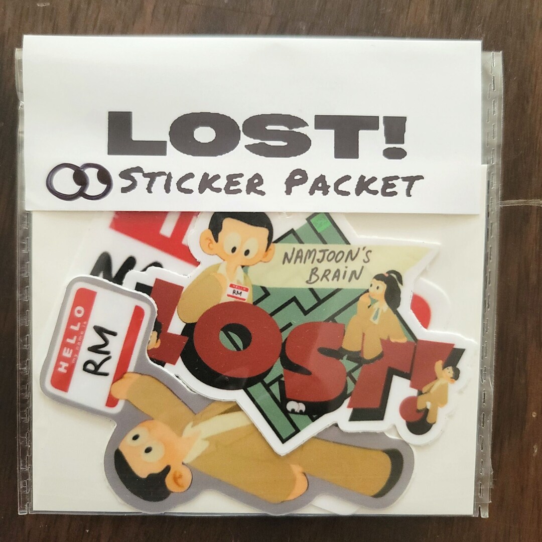 Rms "lost" Sticker Packet - Etsy