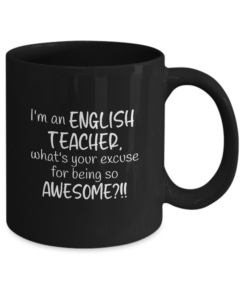 English Teacher Mug, English Teacher Gift, Reading Teacher, ESL Teacher ...