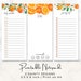 Citrus Printable Notepad Bundle Daily Schedule, Notes, and Grocery List ...