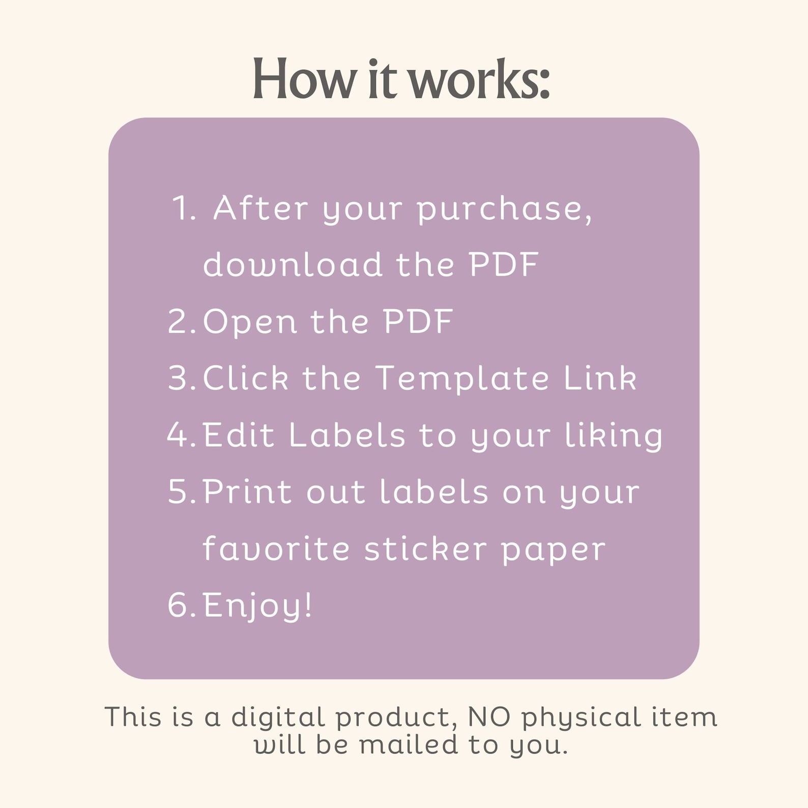 School Supply Name Labels, Daycare Custom Name Tag, Editable Name ...