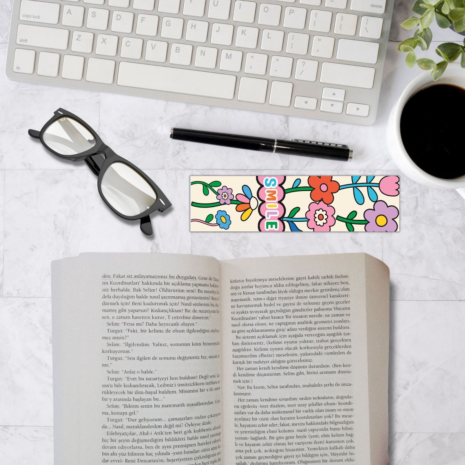 Groovy Flower Motivational Bookmarks, Printable Bookmarks, Cute ...