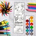 Printable Coloring Bookmarks, Motivational Quotes Bookmarks, Adult ...