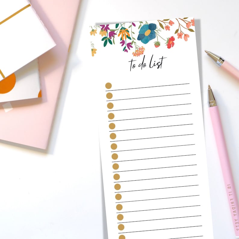 Printable Notepads Set 3-in-1 To-do List Shopping List and - Etsy