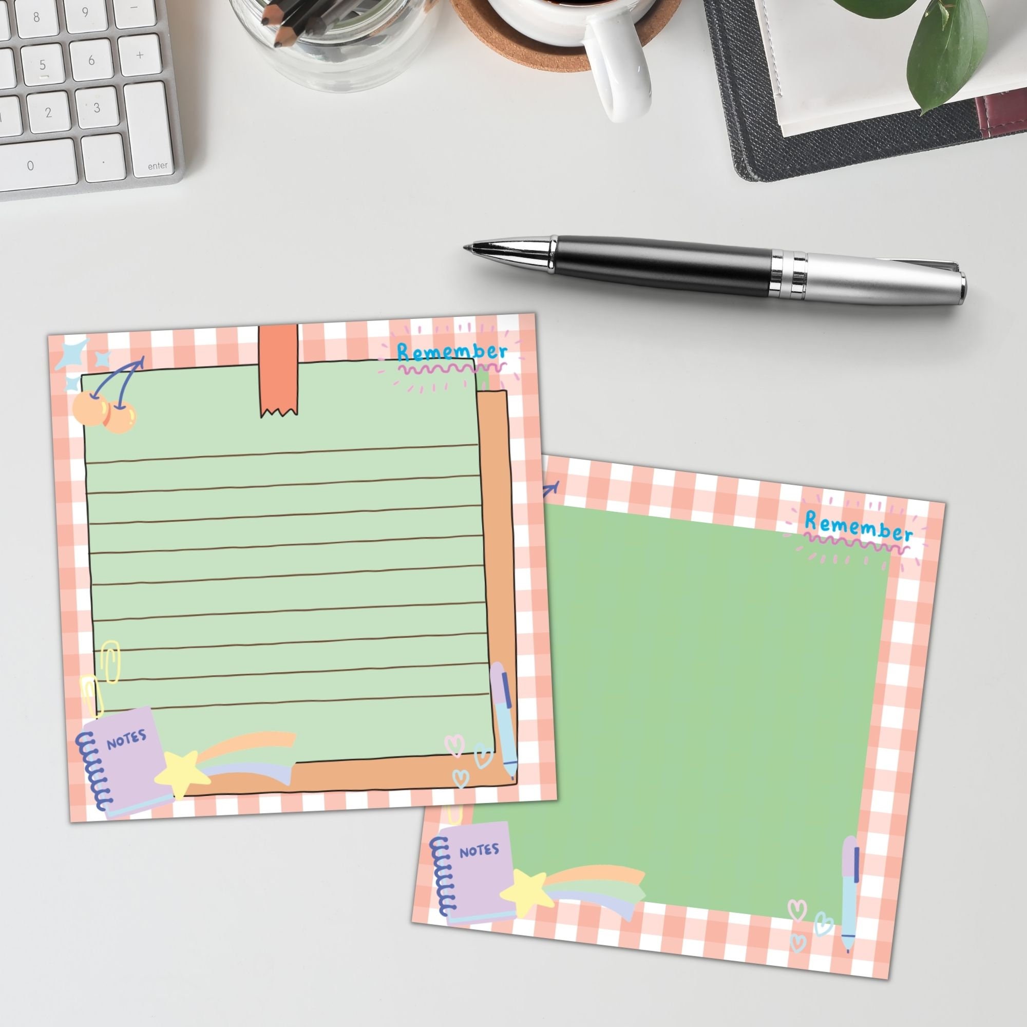 Back to School Memo Pad Printable, Cute Notepad, Kids Writing Pad ...