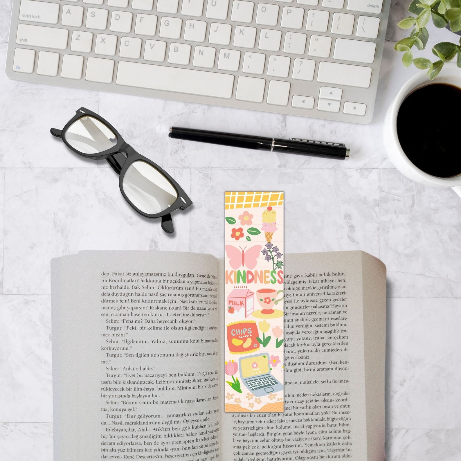 Cute Bookmarks for Kids, Printable Bookmarks, Digital Bookmark Set of 5 ...