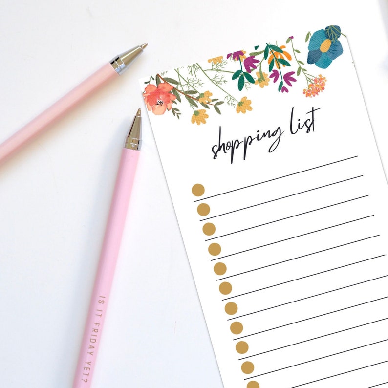 Printable Notepads Set 3-in-1 To-do List, Shopping List, and Notes ...
