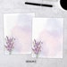 Lavender Printable Stationery, Lined Unlined Stationery, Printable ...
