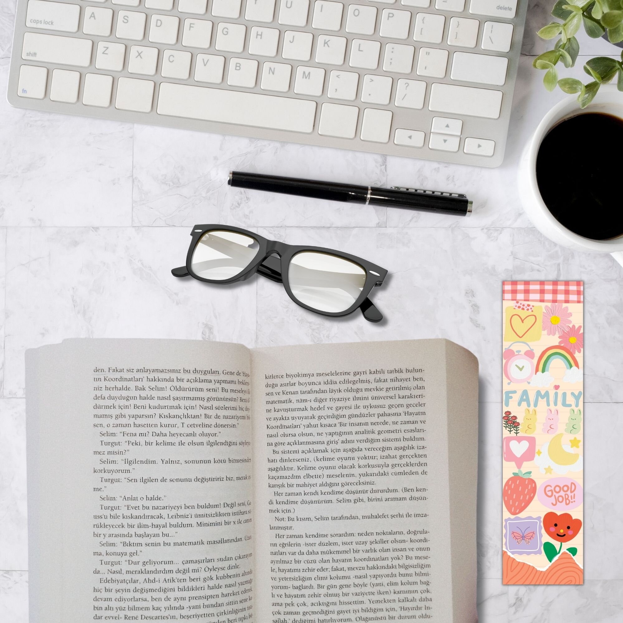 Cute Bookmarks for Kids, Printable Bookmarks, Digital Bookmark Set of 5 ...