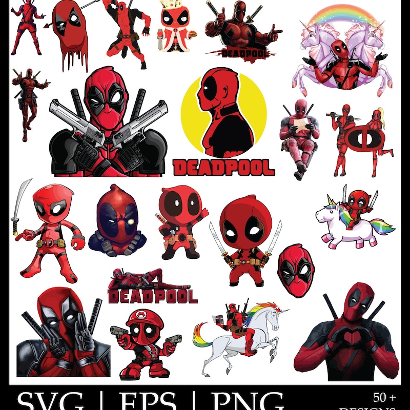 Deadpool Svg - Etsy