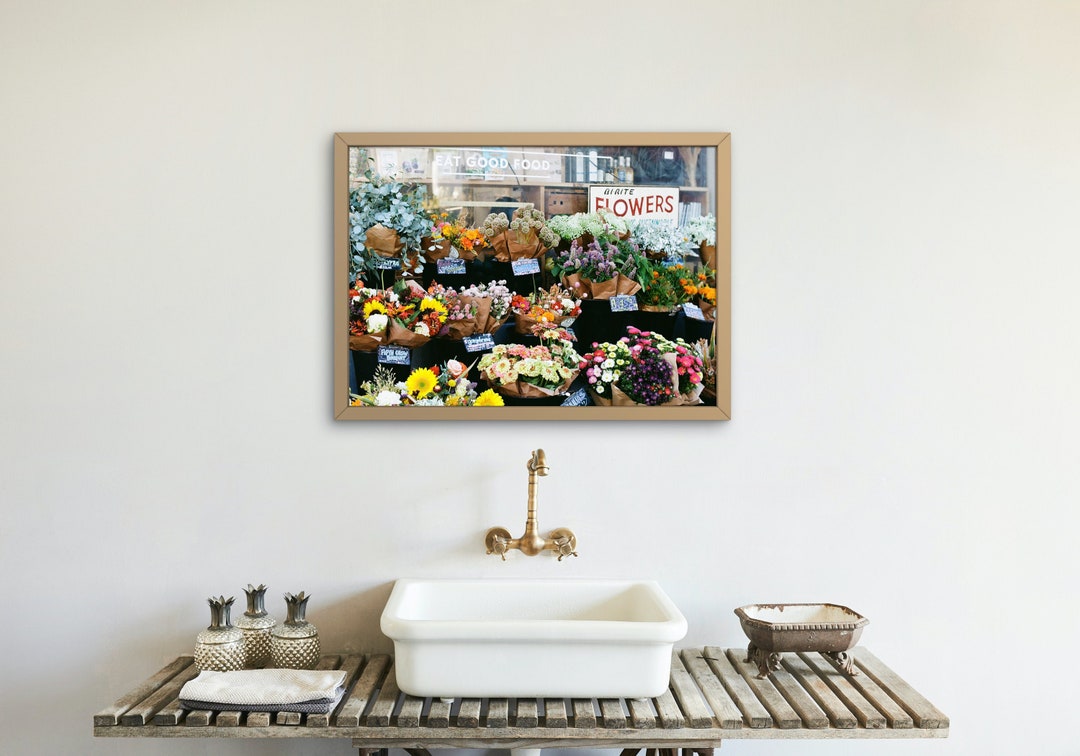San Francisco Bi-rite Flowers Film Photograph; Photo Print Wall Art - Etsy