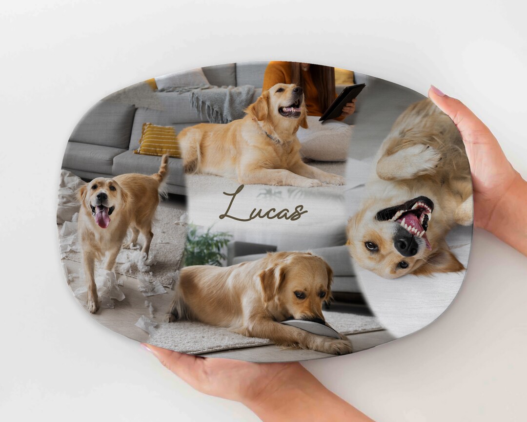 Personalized Photo Pet Platter, Design Your Own Platter, Dog Lover ...