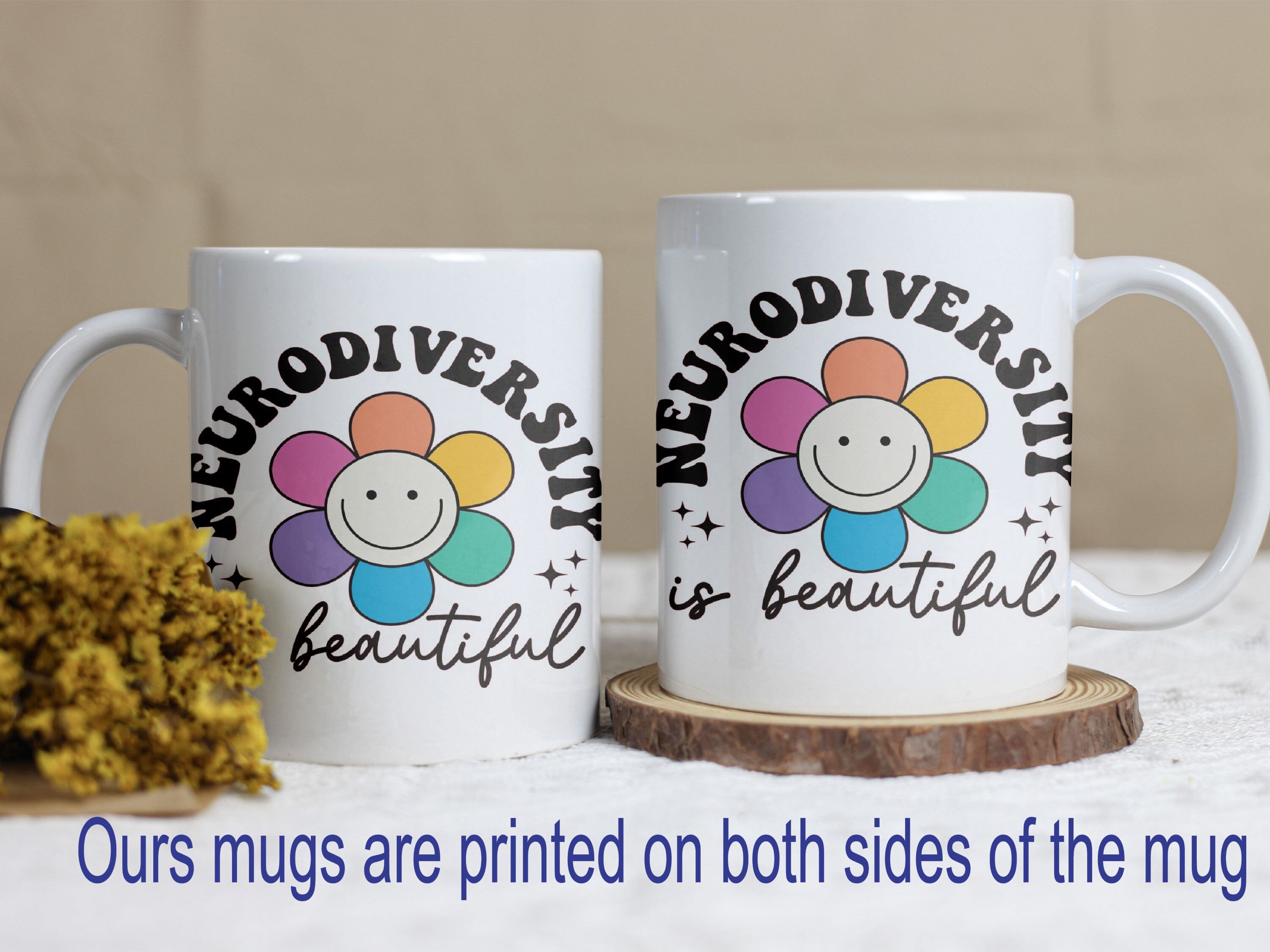 Neurodiversity Coffee Mug Autism Awareness Mug Special Needs Teacher Gift for Mom Sister ...