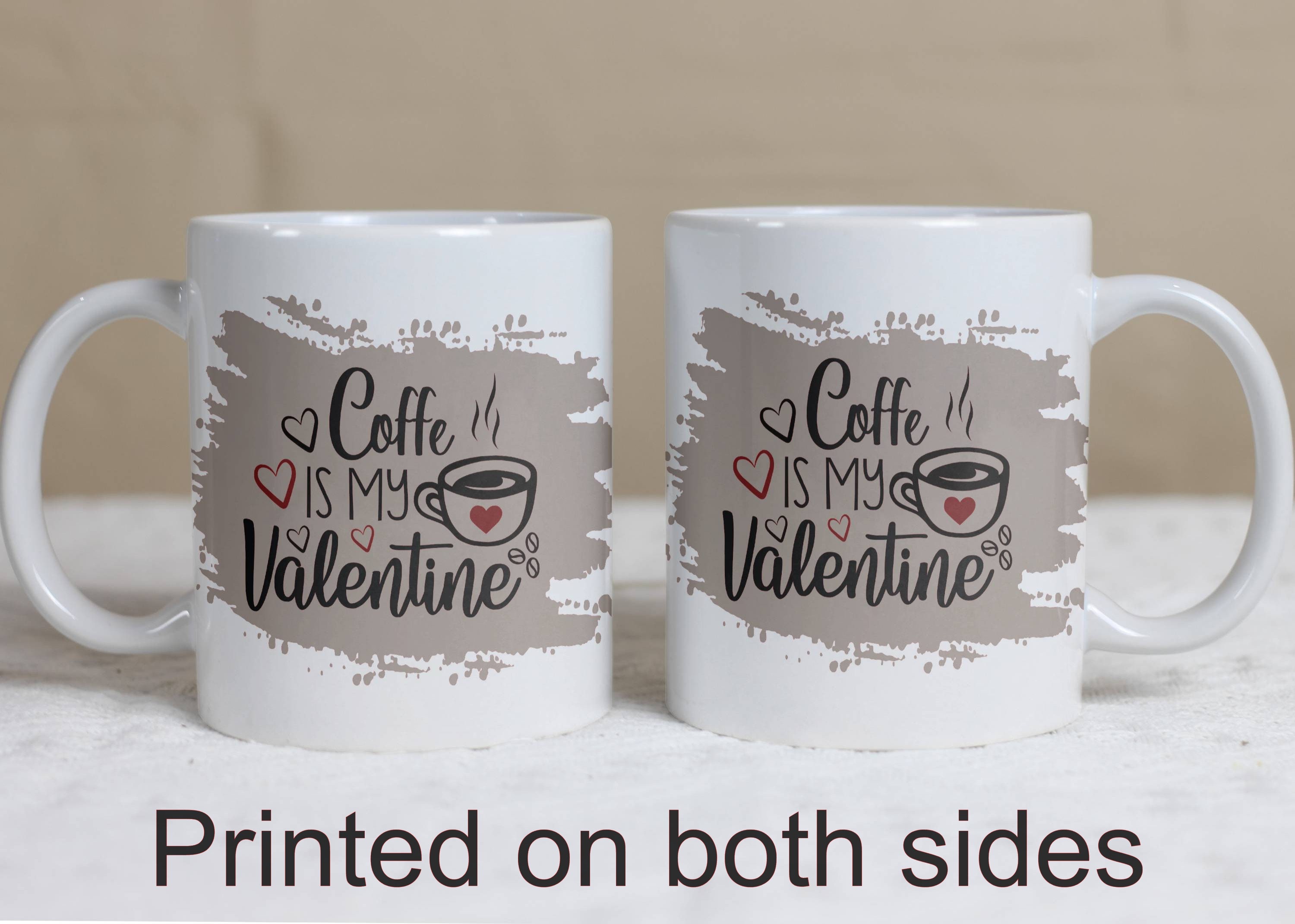Valentines Coffee Mug Valentines Mug Dog Lover Mug Coffee Lover Mug Cat ...