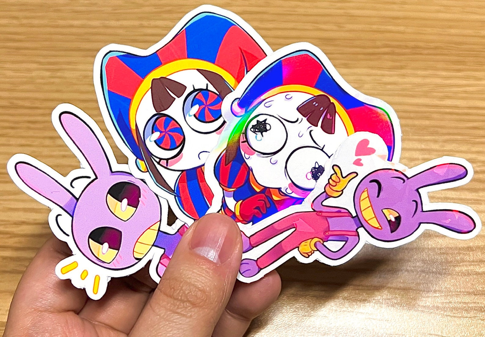 The Amazing Digital Circus Pomni & Jax Stickers - Etsy Canada
