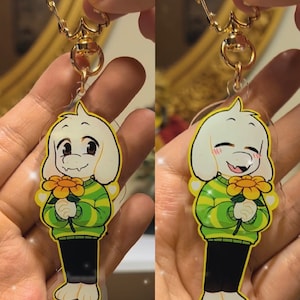 Undertale | Sans Frisk Asriel Keychains - Etsy