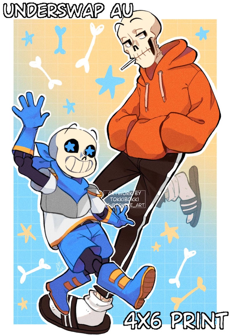 Undertale AU | Underswap 4x6 Print - Etsy