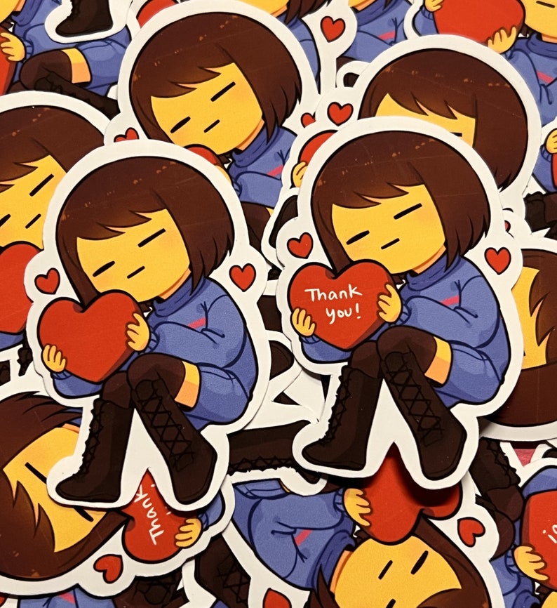 Undertale Frisk Papyrus Sans Stickers - Etsy