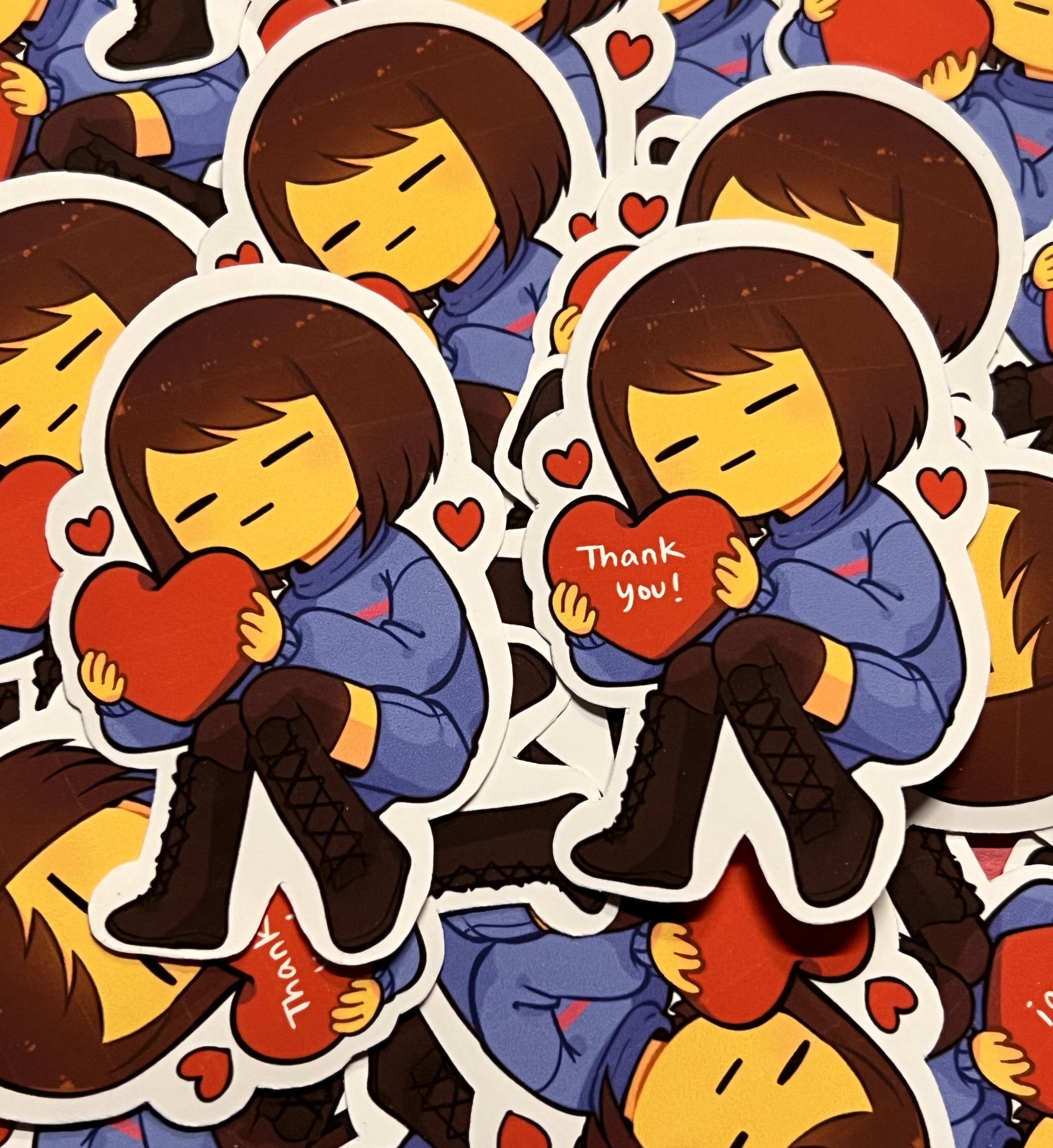 Undertale Frisk Papyrus Sans Stickers - Etsy
