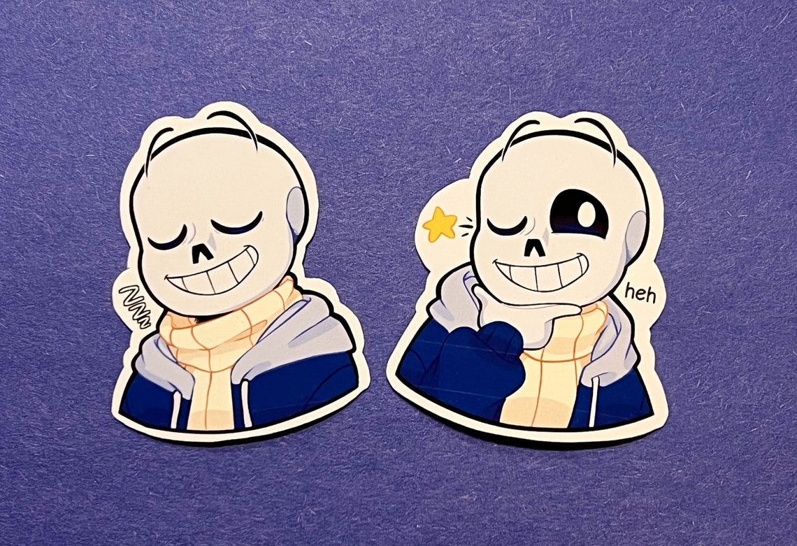 Undertale Frisk Papyrus Sans Stickers - Etsy