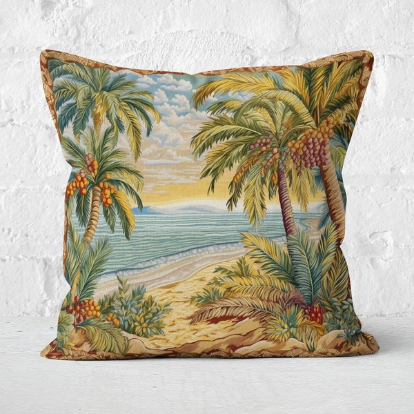 Palm Trees Pillow - Etsy