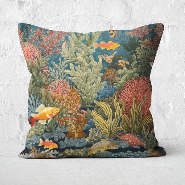 Sea Life Pillow - Etsy