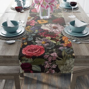 Enchanted Florals Table Runner Classic Floral Patterns, Spring and ...