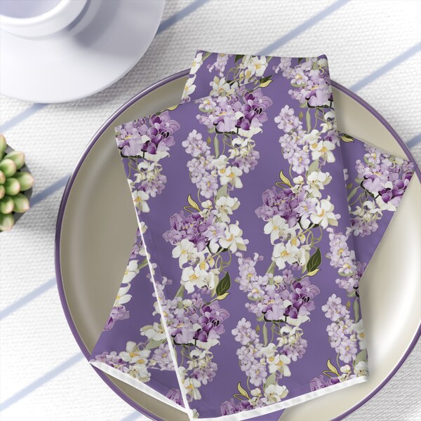 Lilac Napkins - Etsy