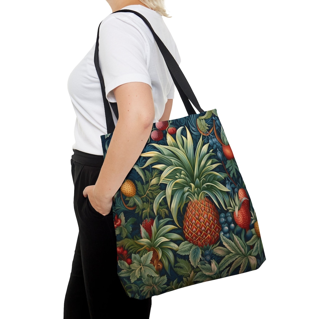 Pineapple Tote Bag William Morris Inspired | Perfect Beach Tote or ...