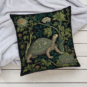 William Morris Turtle Pillow - Timeless Turtle Retreat WM Style ...