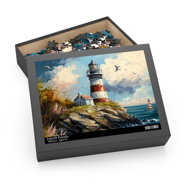 Lighthouse Puzzle - Etsy