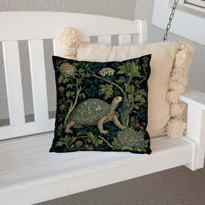 William Morris Turtle Pillow - Timeless Turtle Retreat WM Style ...
