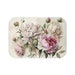 Designer Floral Bath Mat | Vivid Pink and White Watercolor Peonies ...