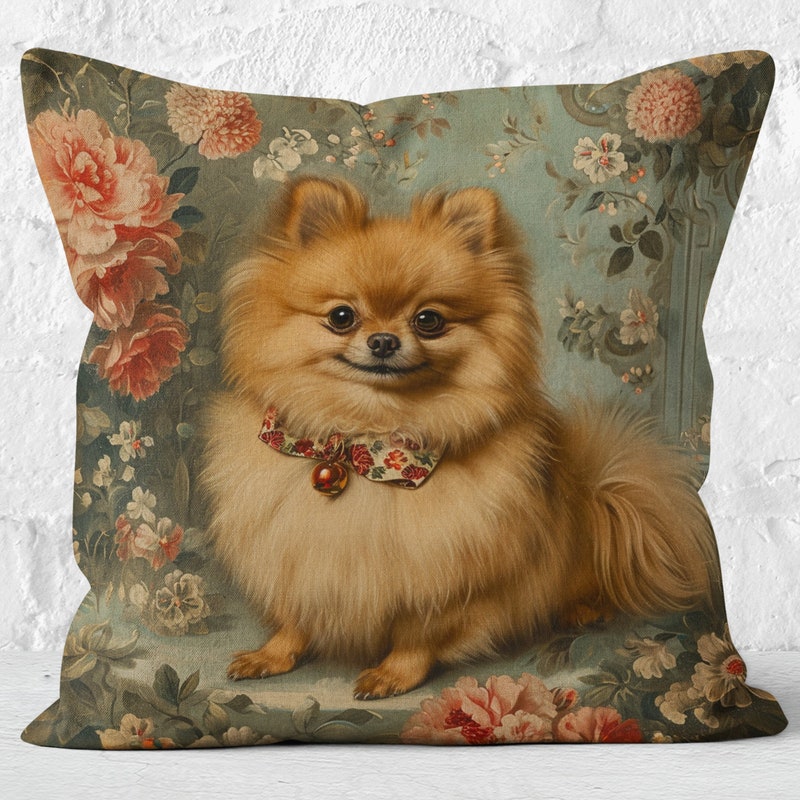 Pomeranian Pillow - Etsy