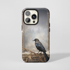 Raven Gothic Fantasy Tough Phone Case | iPhone 15 14 13 12 11 Pro Max ...
