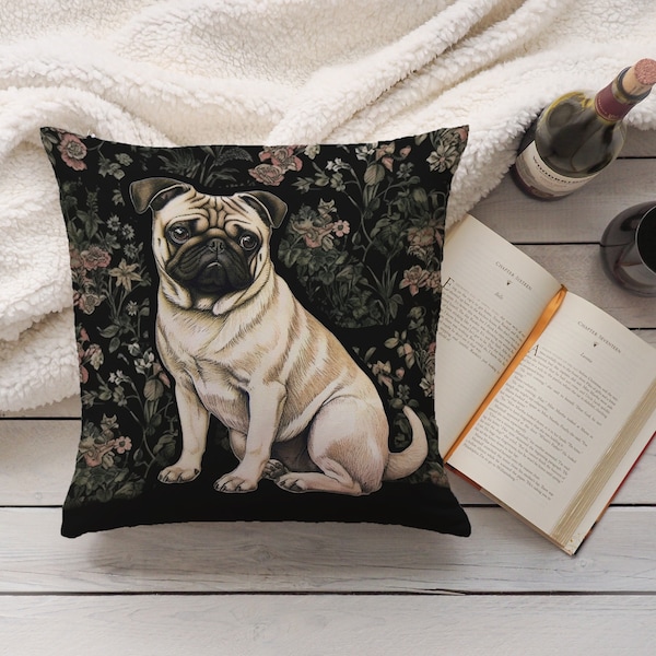 Pug Pillow - Etsy
