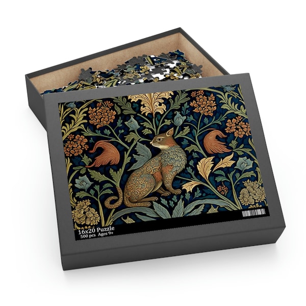 William Morris Puzzle - Etsy